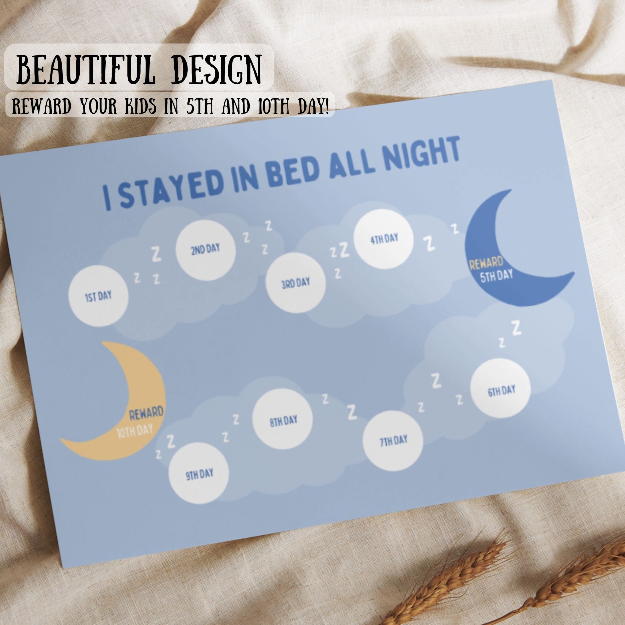 Sleep Routine Kids Chart Sleep Bedtime Print Preschool Sleeping ...