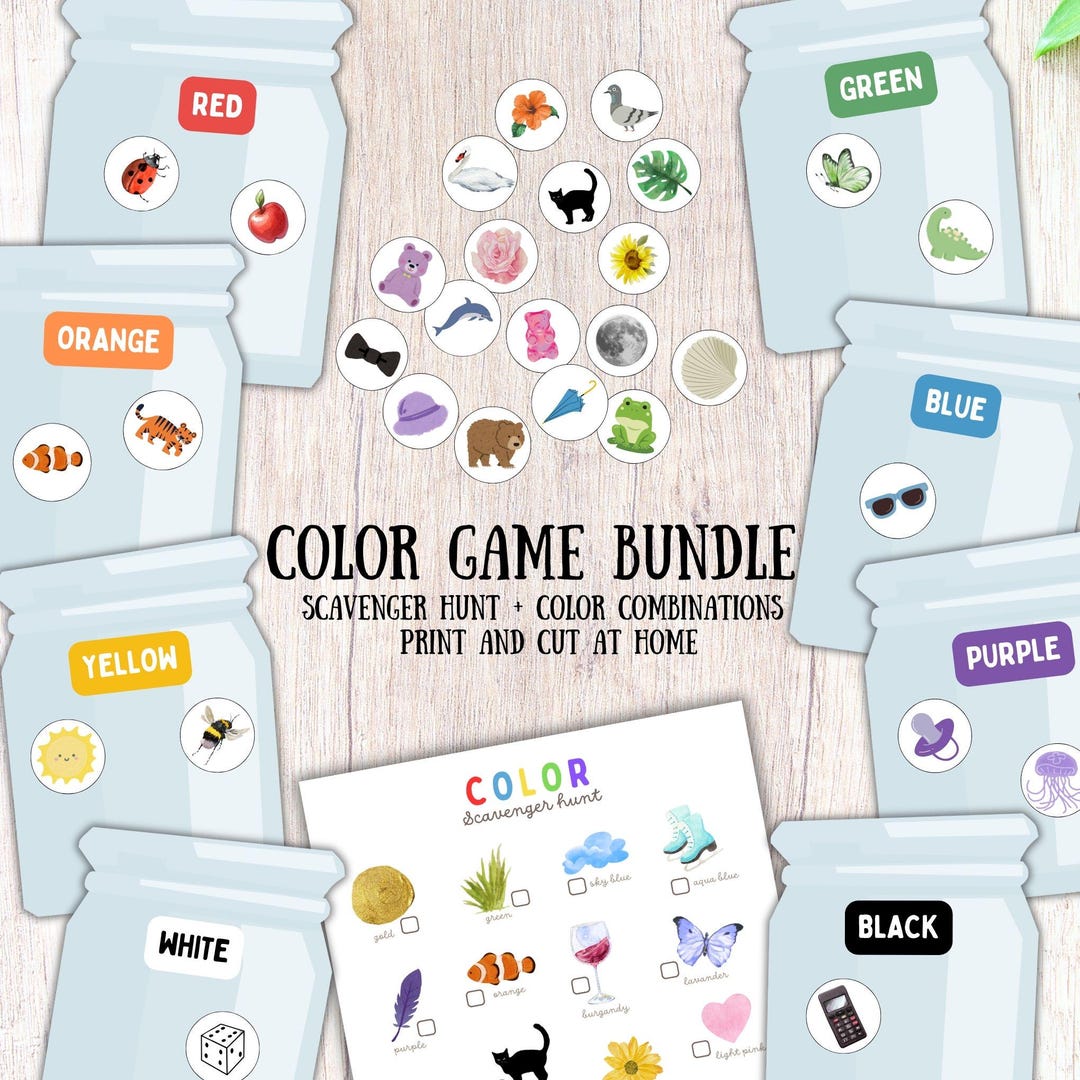 Printable Color Sorting Activity for Kids Classroom Print Montessori ...