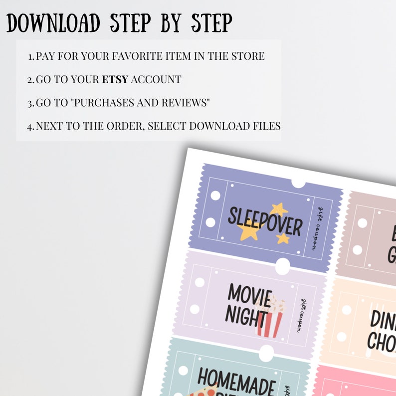 Editable Coupon Book for Kids Canva Template Printable Reward Card ...