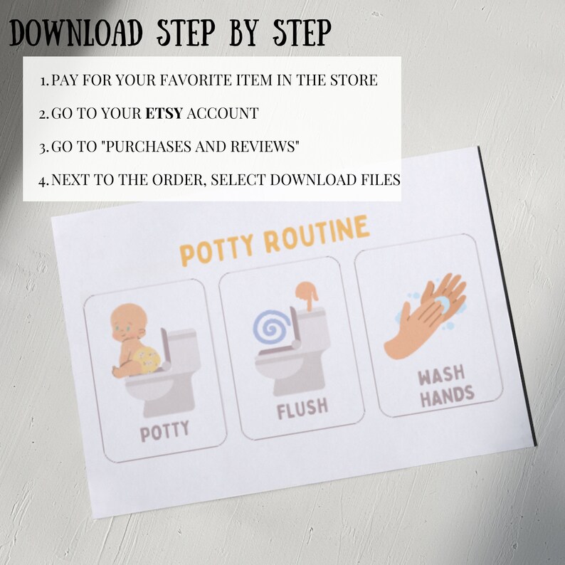 Editable Potty Training Chart Potty Jar Potty Routine Potty Chart Potty ...