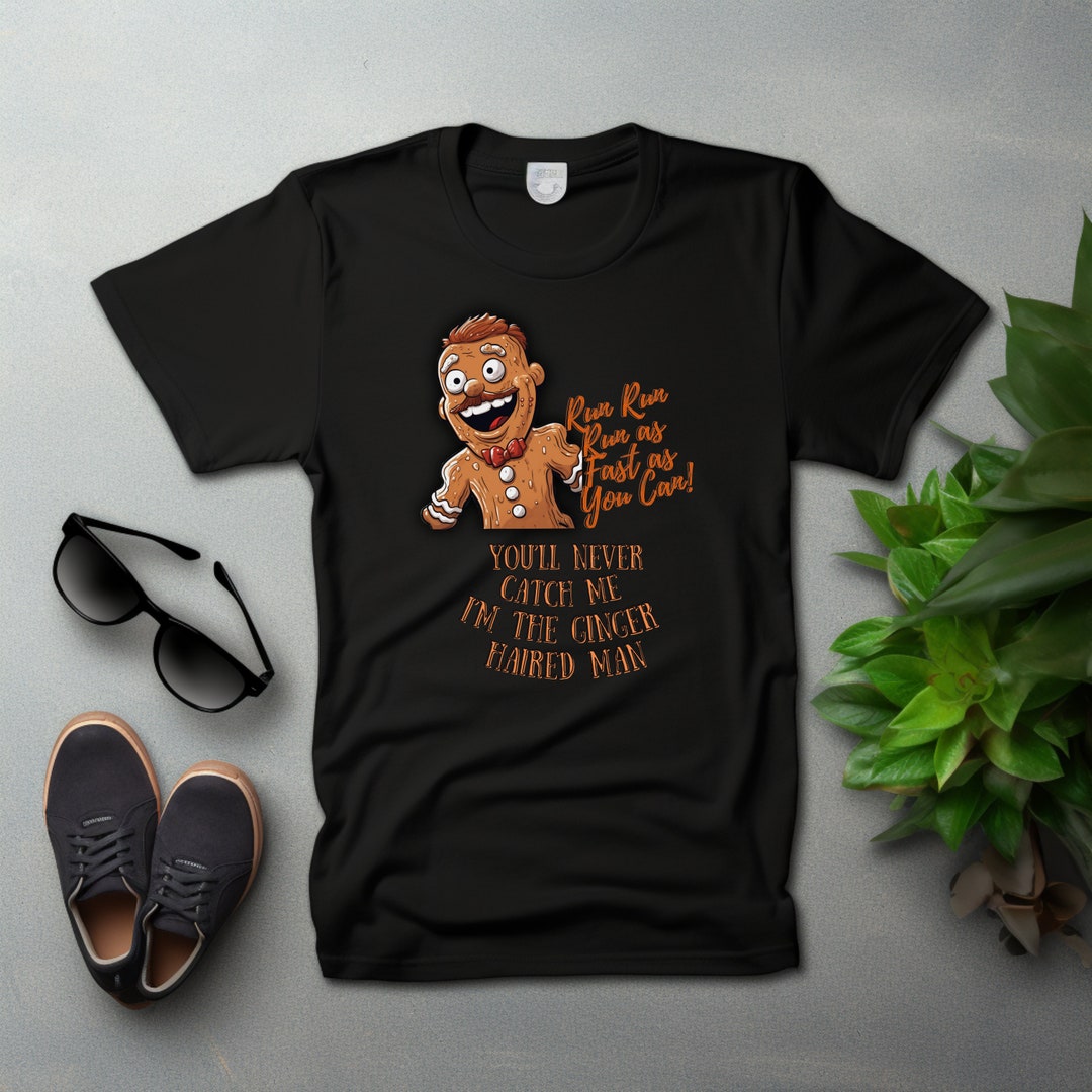 Funny Shirt for Gingers or Redheads, Ginger Haired Man Humor Tees ...