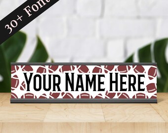 Book Club Custom Desk Nameplate Personalized Desk Name Plate for Office ...