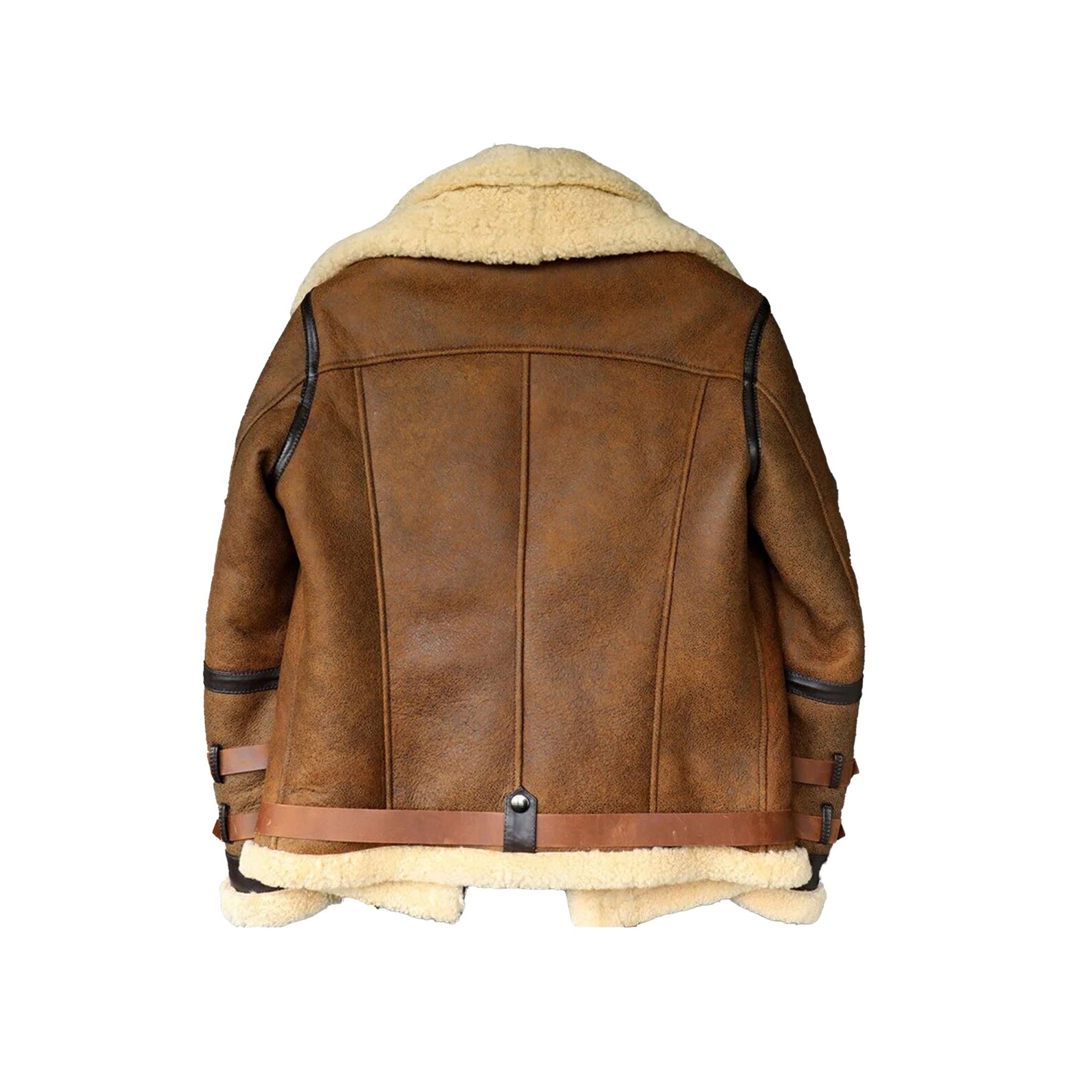 Women's Flying Pilot Bomber Leather Jacket-ww2 B3 Aviator Jacket for ...