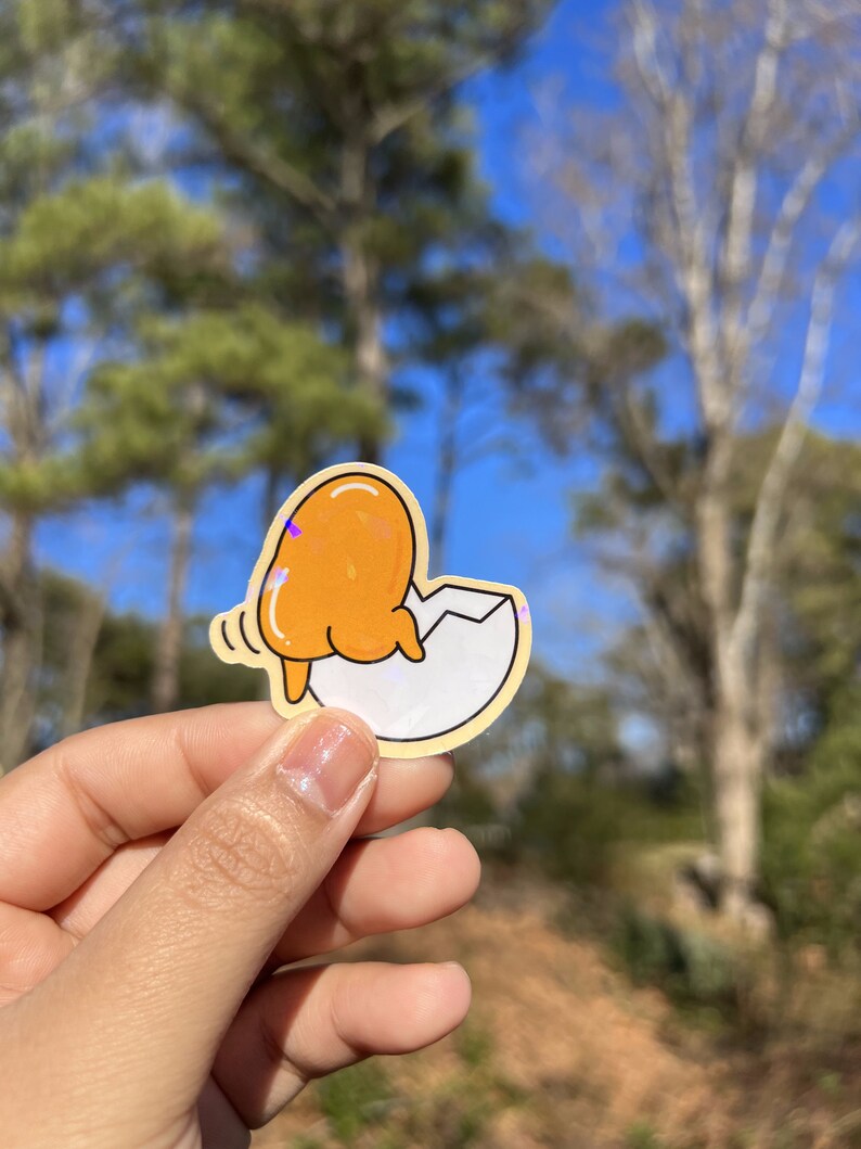 Gudetama Lazy Egg Vinyl Sticker Bundle 6 Different Designs With Lazy ...