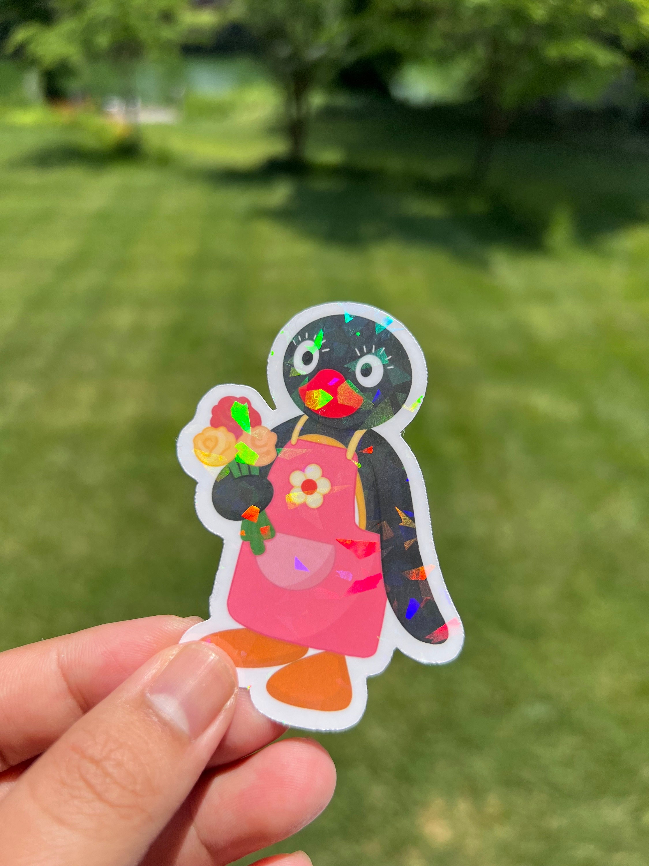 Pingu Cute Stickers 5 Pcs - Etsy