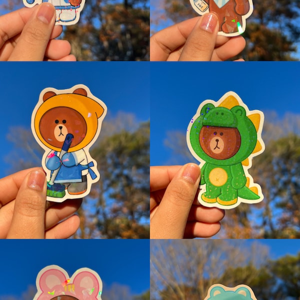 Line Friends Brown - Etsy