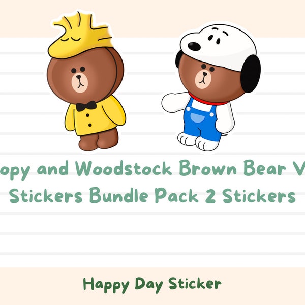 Line Friends Brown - Etsy
