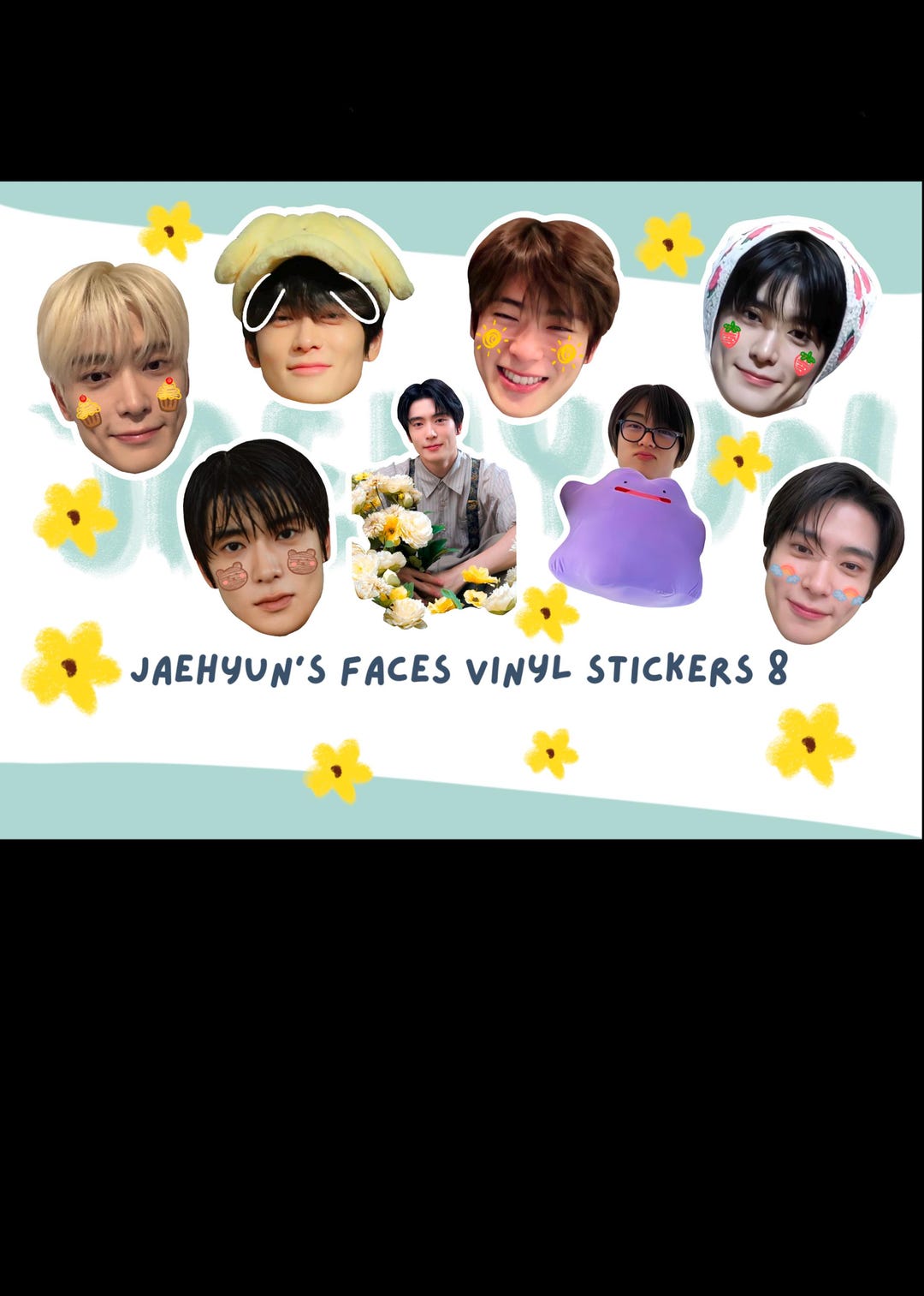 Jaehyun, NCT 127,NCT, Cute Stickers Set Vinyl Sticker Bundle - 8 ...