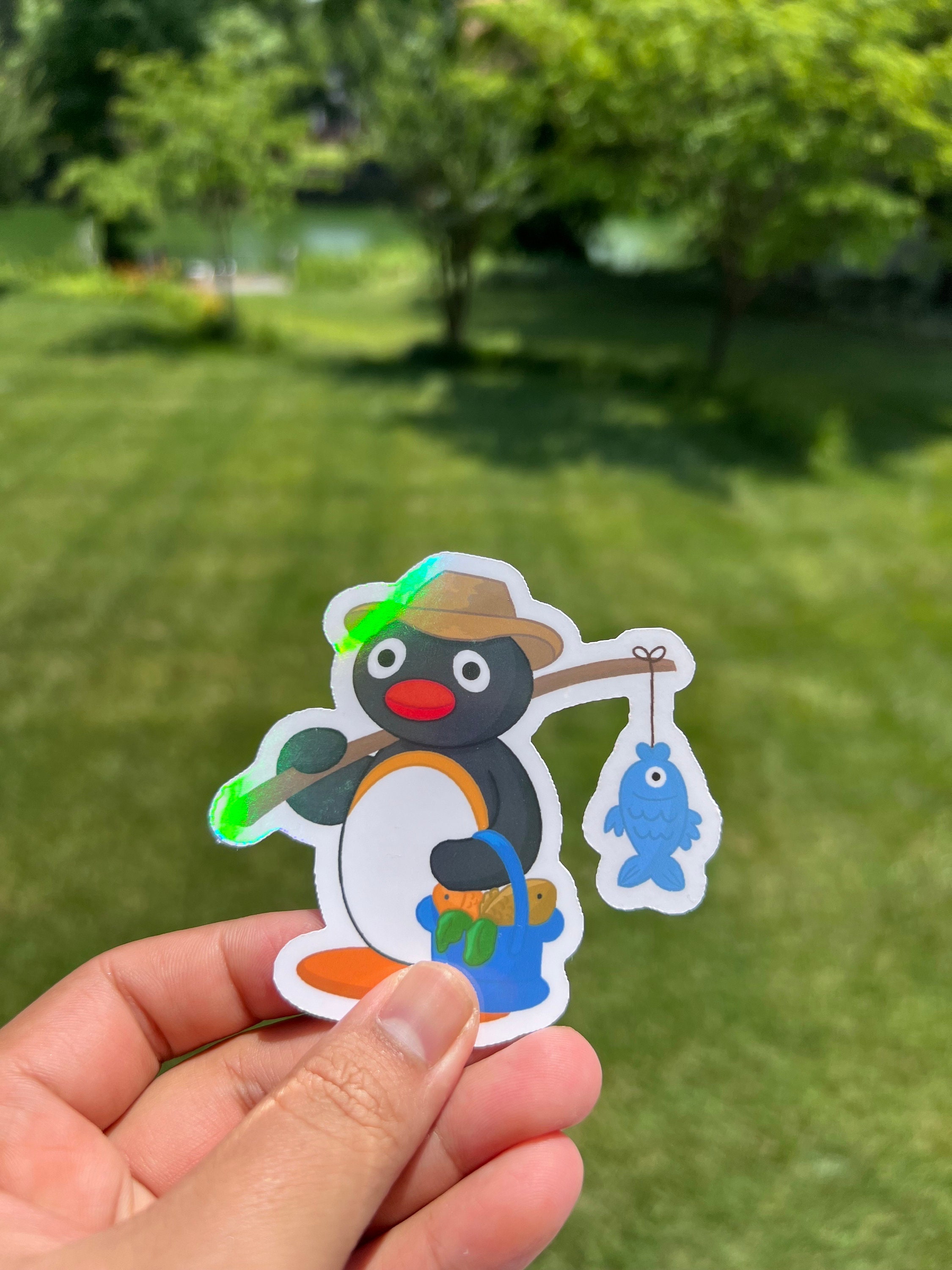 Pingu Cute Stickers 5 Pcs - Etsy