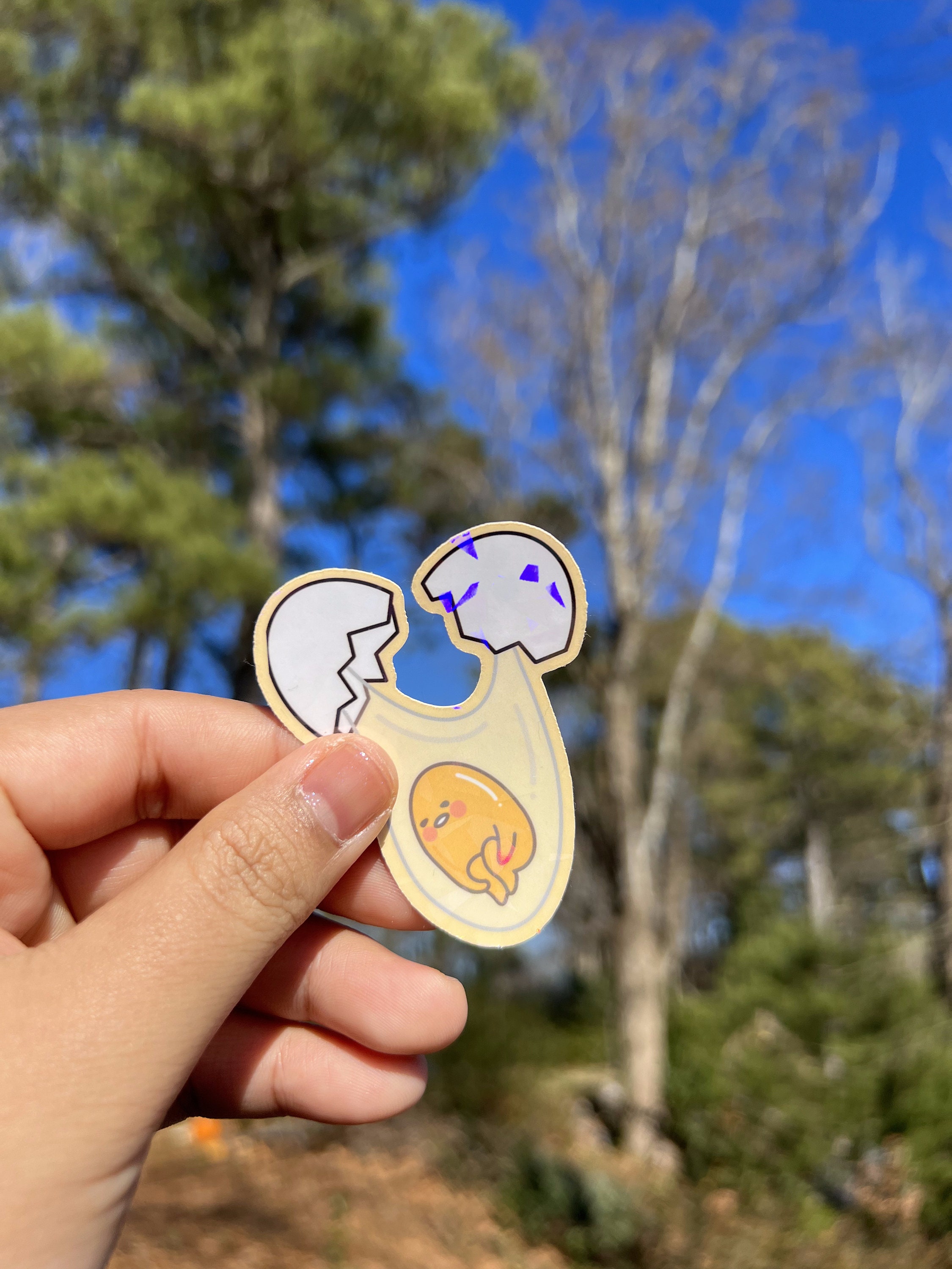 Gudetama Lazy Egg Vinyl Sticker Bundle 6 Different Designs With Lazy ...