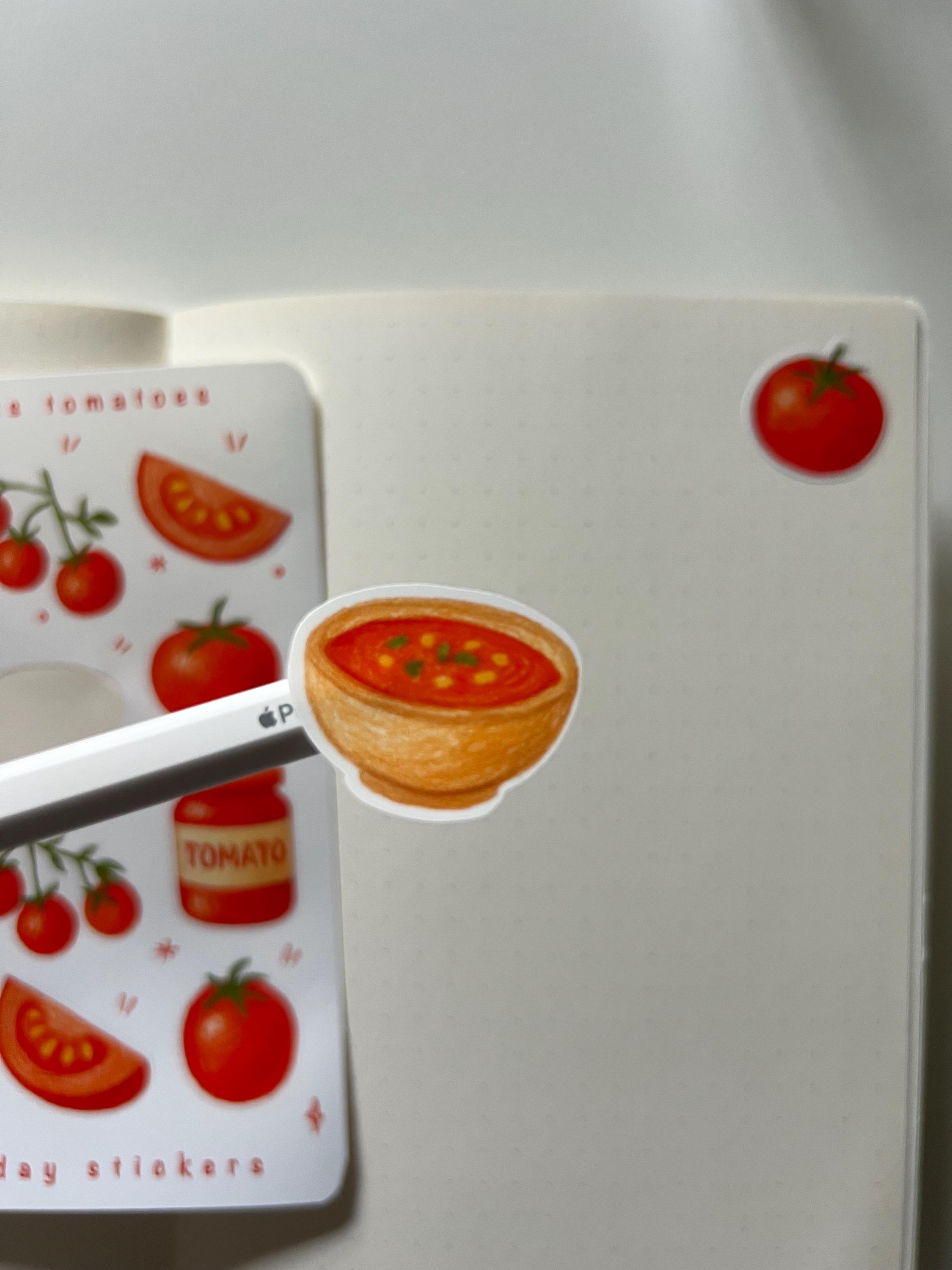 Tomatoes: Waterproof Hand Drawn Stickers/decals for Decoration ...