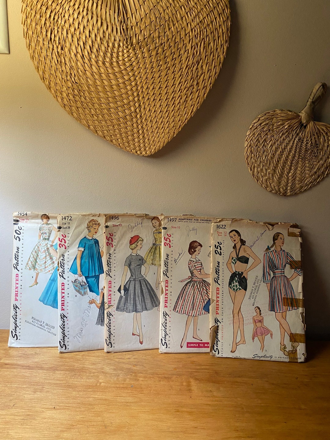 Vintage 40’s - 60’s Simplicity Misses Printed Patterns - Etsy