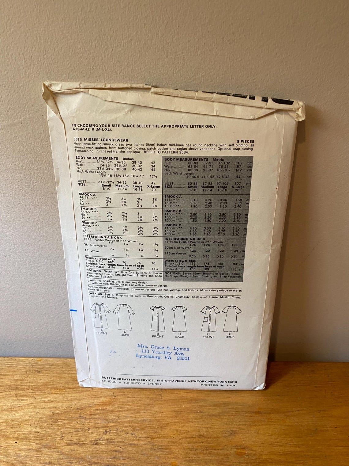 Vintage 80’s Butterick Patterns - Etsy