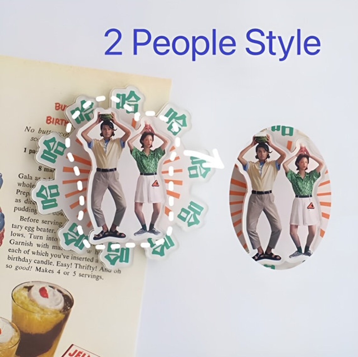 Personalized Photo Fridge Magnets. Custom Rotating Magnet.anniversary ...
