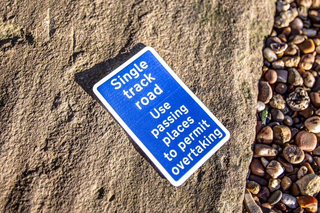 Single Track Road Sign Magnet - Etsy