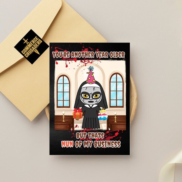 Funny Nun Cards - Etsy
