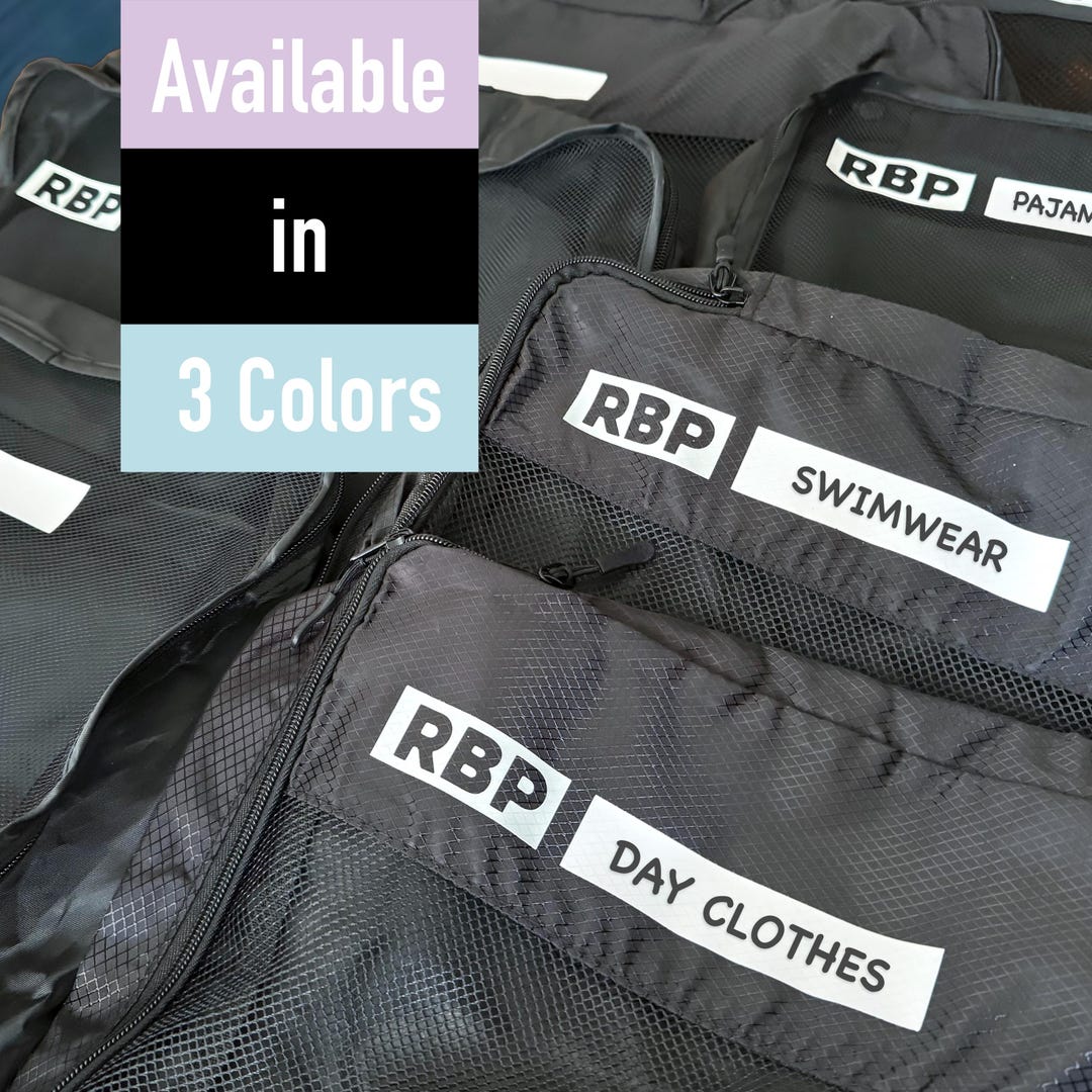 Personalized Packing Cubes: Monogrammed Travel Organizers With ...