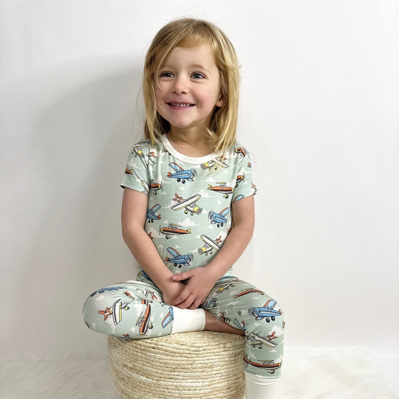 Airplane Pajamas - Etsy