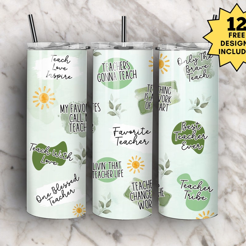 Teacher Tumbler - Etsy