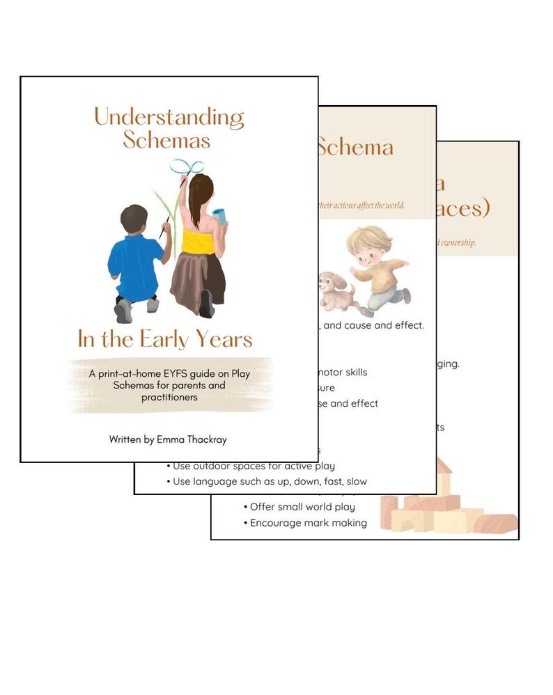 Understanding Schemas in the Early Years | Print-at-home Guide - Etsy