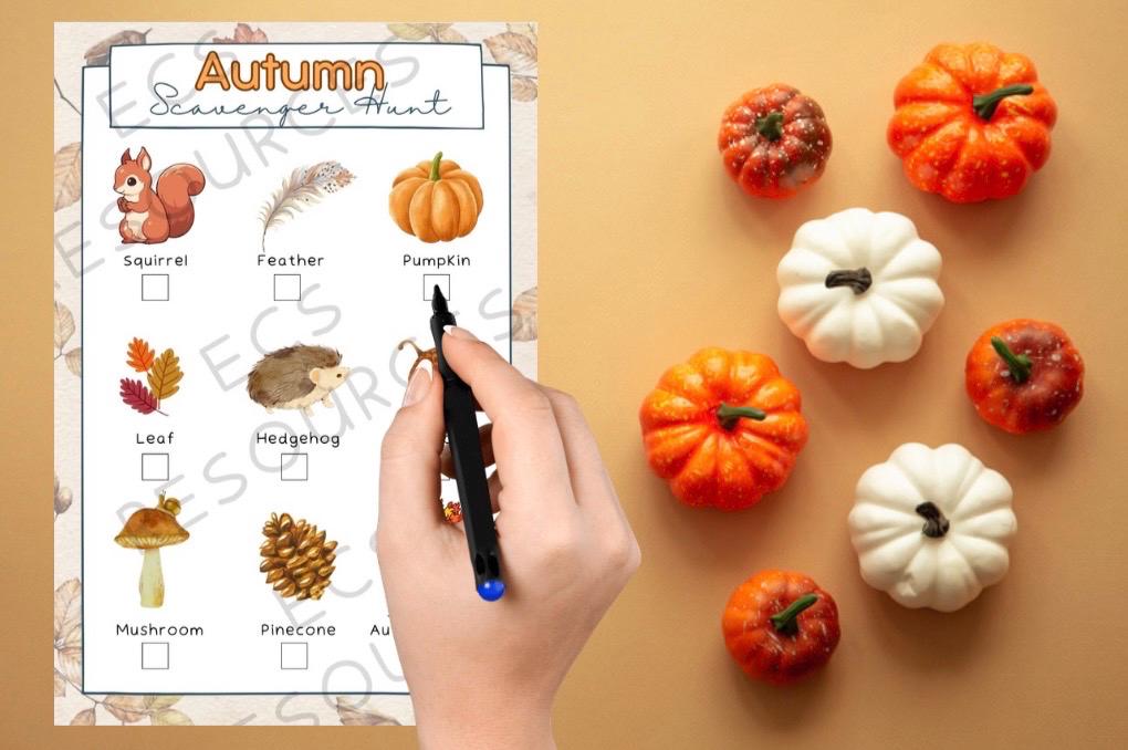 Autumn Scavenger Hunt - Nature Hunt - Early Years Worksheet - Etsy