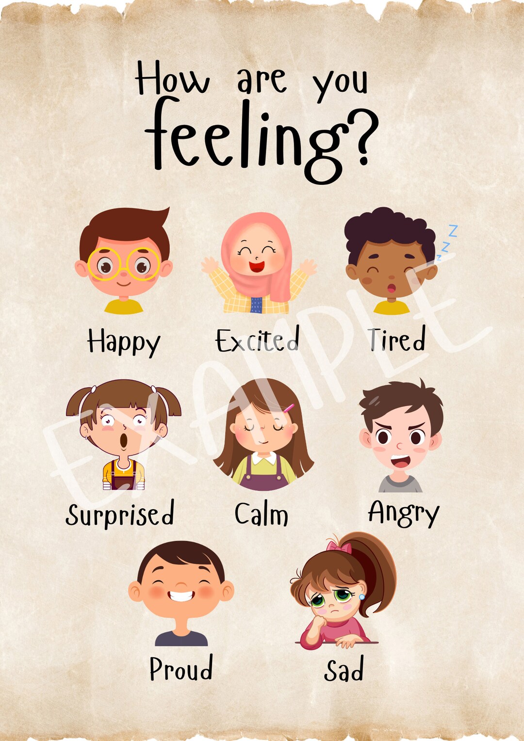 How Are You Feeling Emotions Poster and Mini Flash Cards Early Years ...