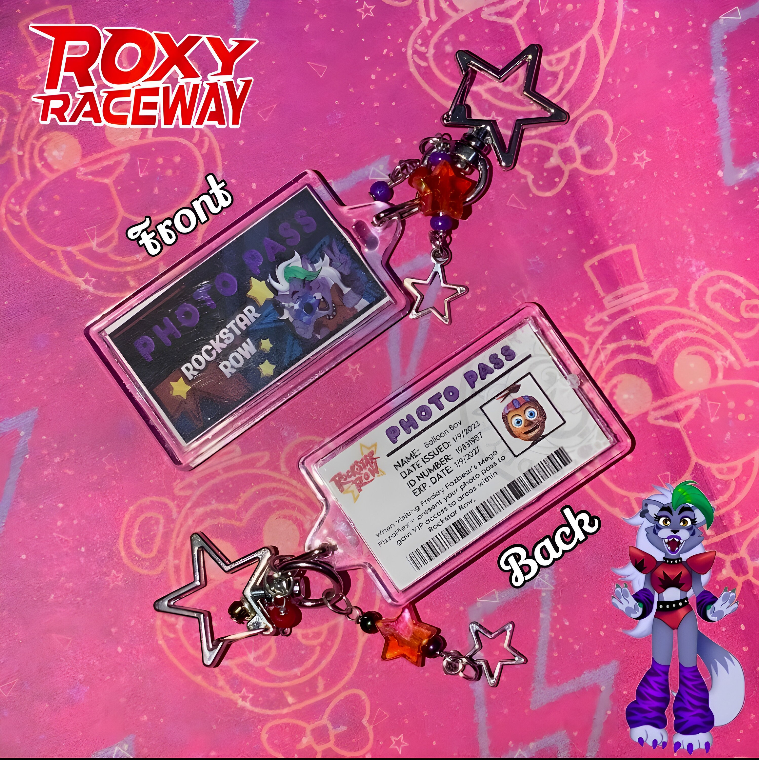 FNAF Security Breach Keychains Five Nights at Fred Dys Glamrock Freddy ...