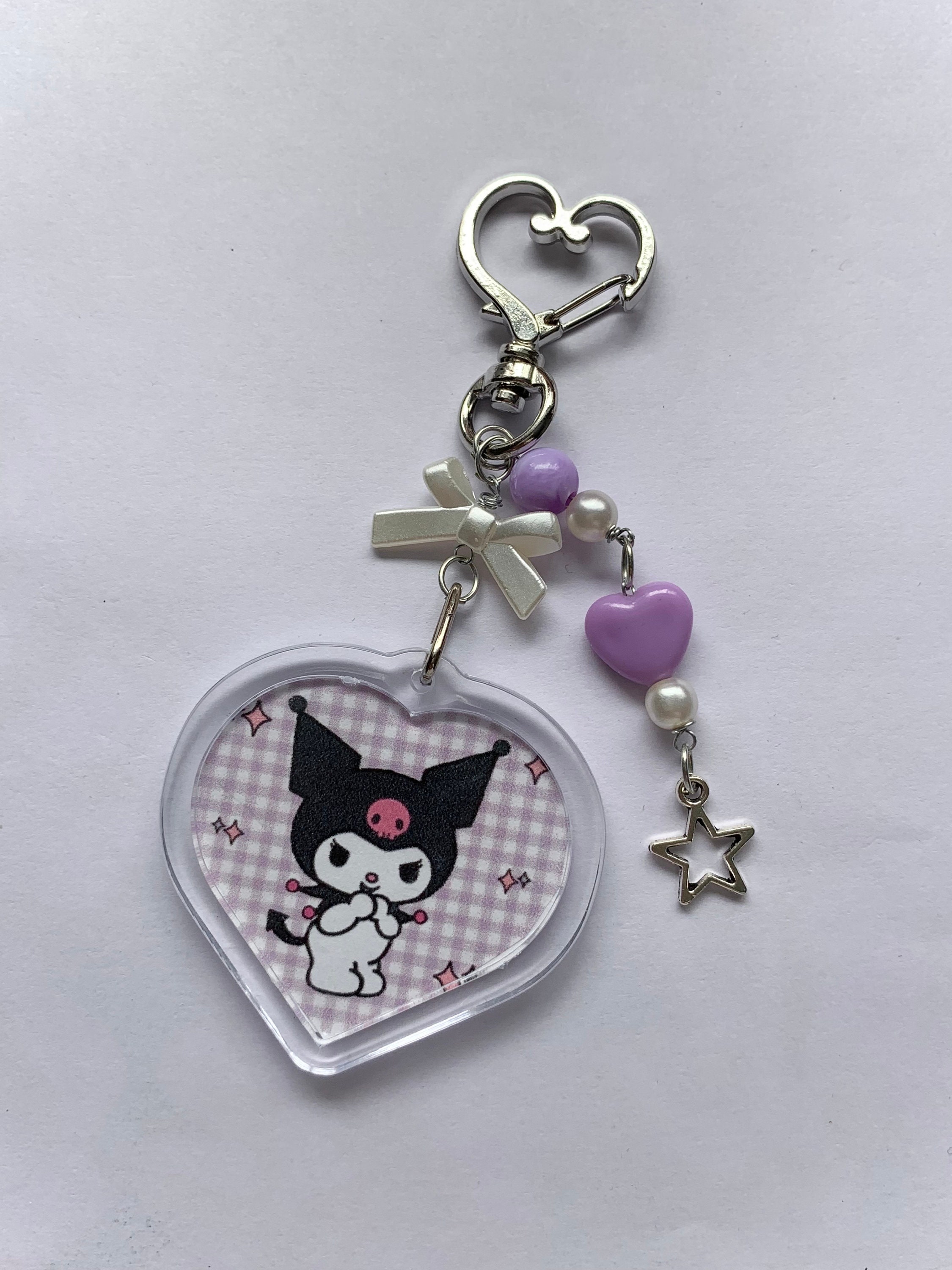 Kawaii Character Keychains Cute Aesthetic Charms Keyrings Japanese ...