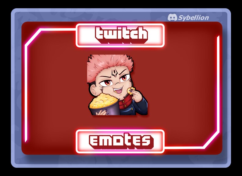 Jujutsu Kaisen Sukuna Emote for Twitch and Discord Static - Etsy