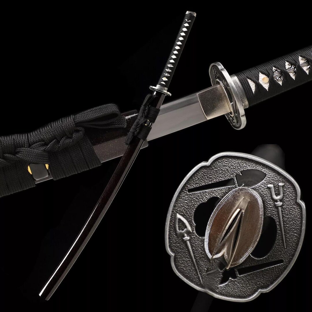 Handmade Clay Tempered Katana, Razor Sharp Samurai Sword - Etsy