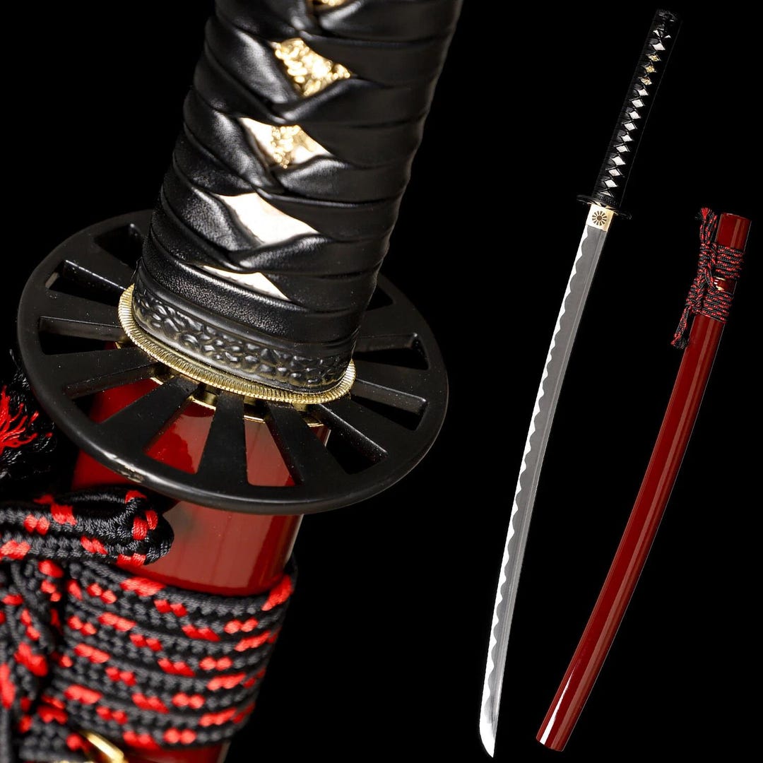 Handmade 1095 Steel Katana: Razor Sharp Japanese Samurai Sword - Etsy