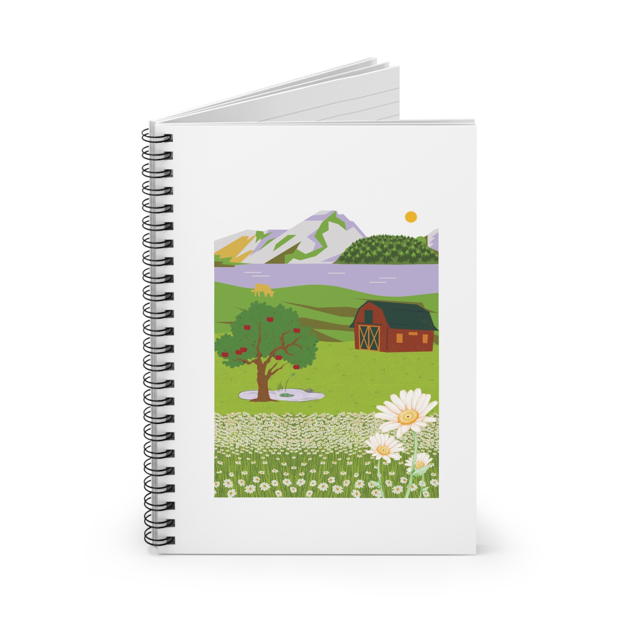 Westcoast Farm Spiral Notebook, Country Lovers, Nature Lovers, Outdoor ...