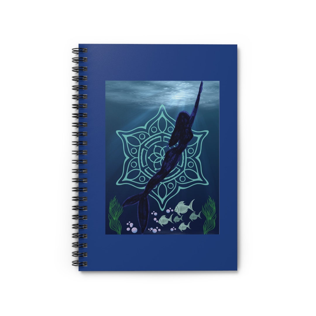 Magical Mermaid Spiral Notebook, Spiritual Gift, Inspirational Gift ...