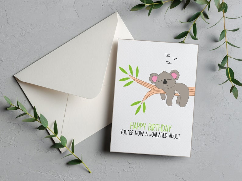 Funny Happy Birthday Card for Adult Funny Congratulations Card With ...