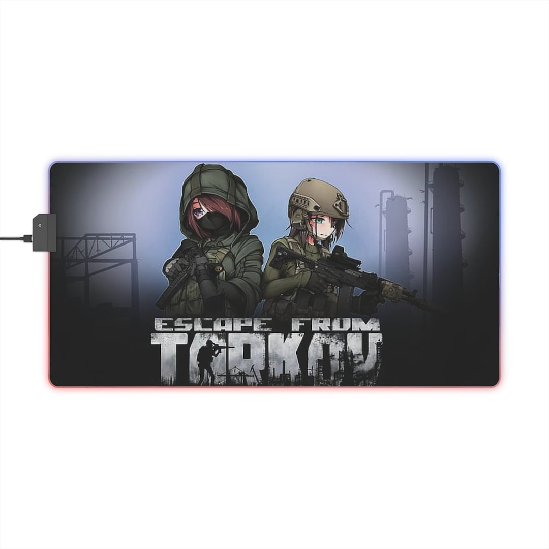 Escape From Tarkov Anime Girls LED Gaming Mouse Pad Extended Gaming ...