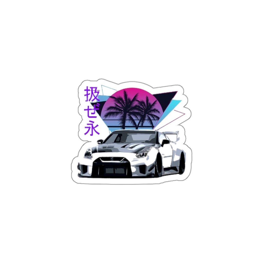GTR JDM Stickers, Car Stickers, GTR Emblem, Gift for Him, Laptop ...