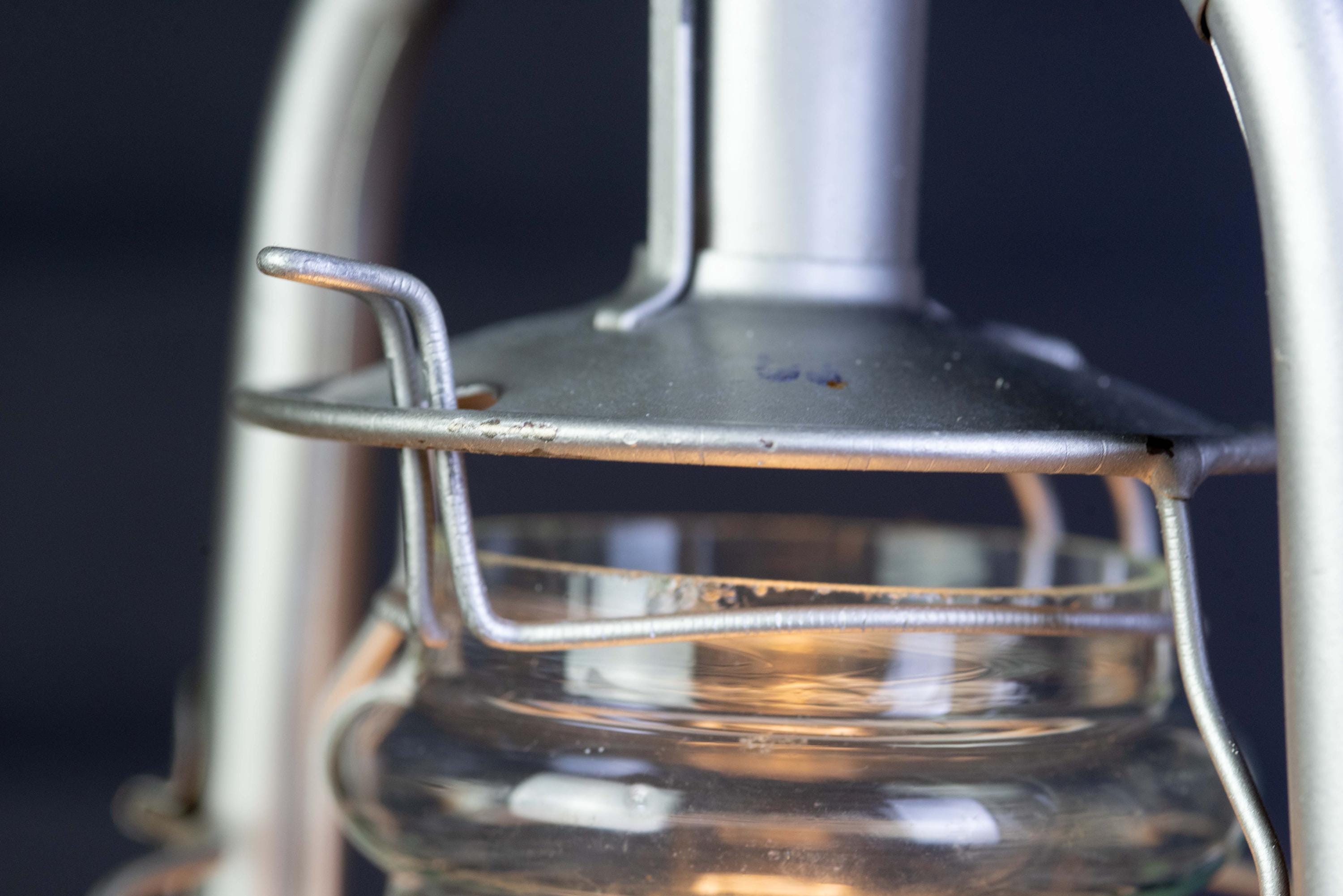 Large Electric Light From an Vintage Kerosene Petrol Kero Oil Lamp ...