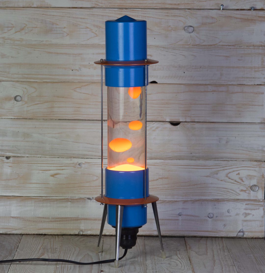 Large 19" Soviet Lava Lamp Raduga Rainbow | Vintage USSR Rocket Lamp ...