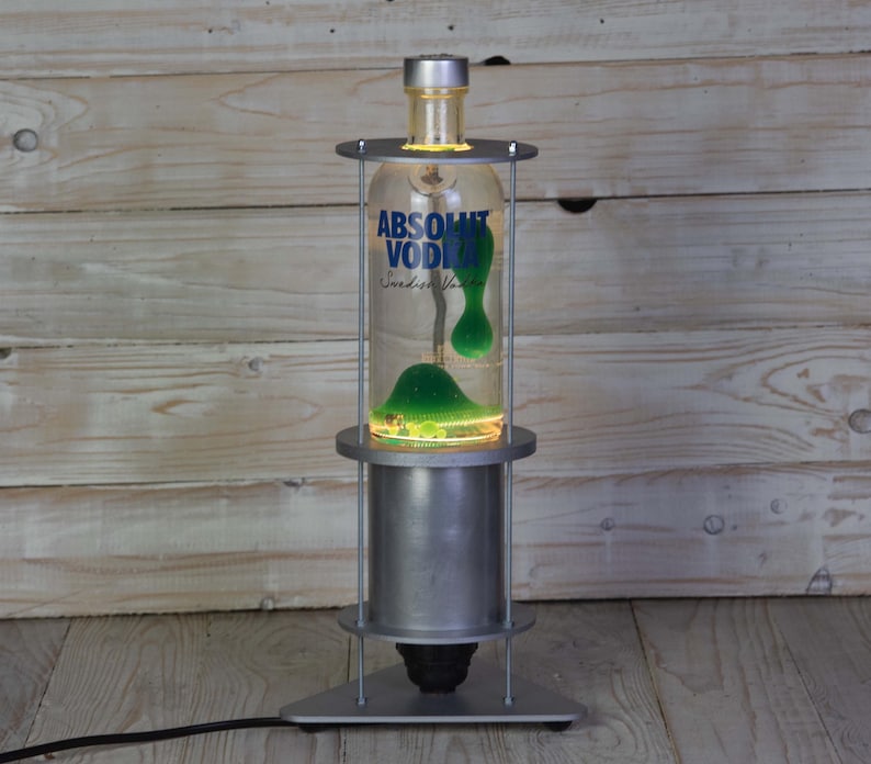 Absolut Vodka 0.5L Lava Lamp for Bars and Pubs Aluminum Lava Lamp A ...