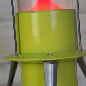 Large 19″ Soviet Lava Lamp Rainbow USSR Racket Spaceship Yellow Raduga ...