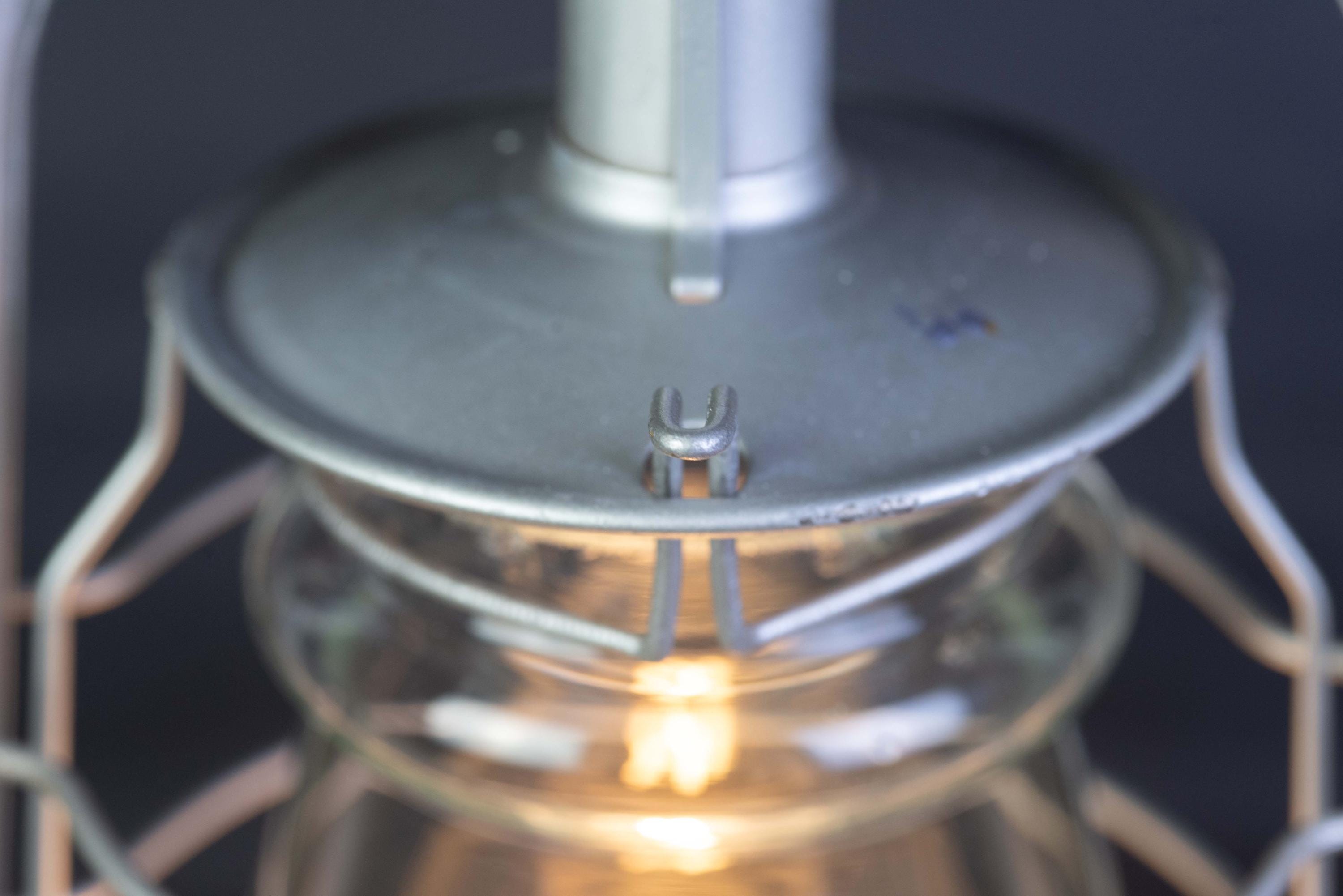 Large Electric Light From an Vintage Kerosene Petrol Kero Oil Lamp ...