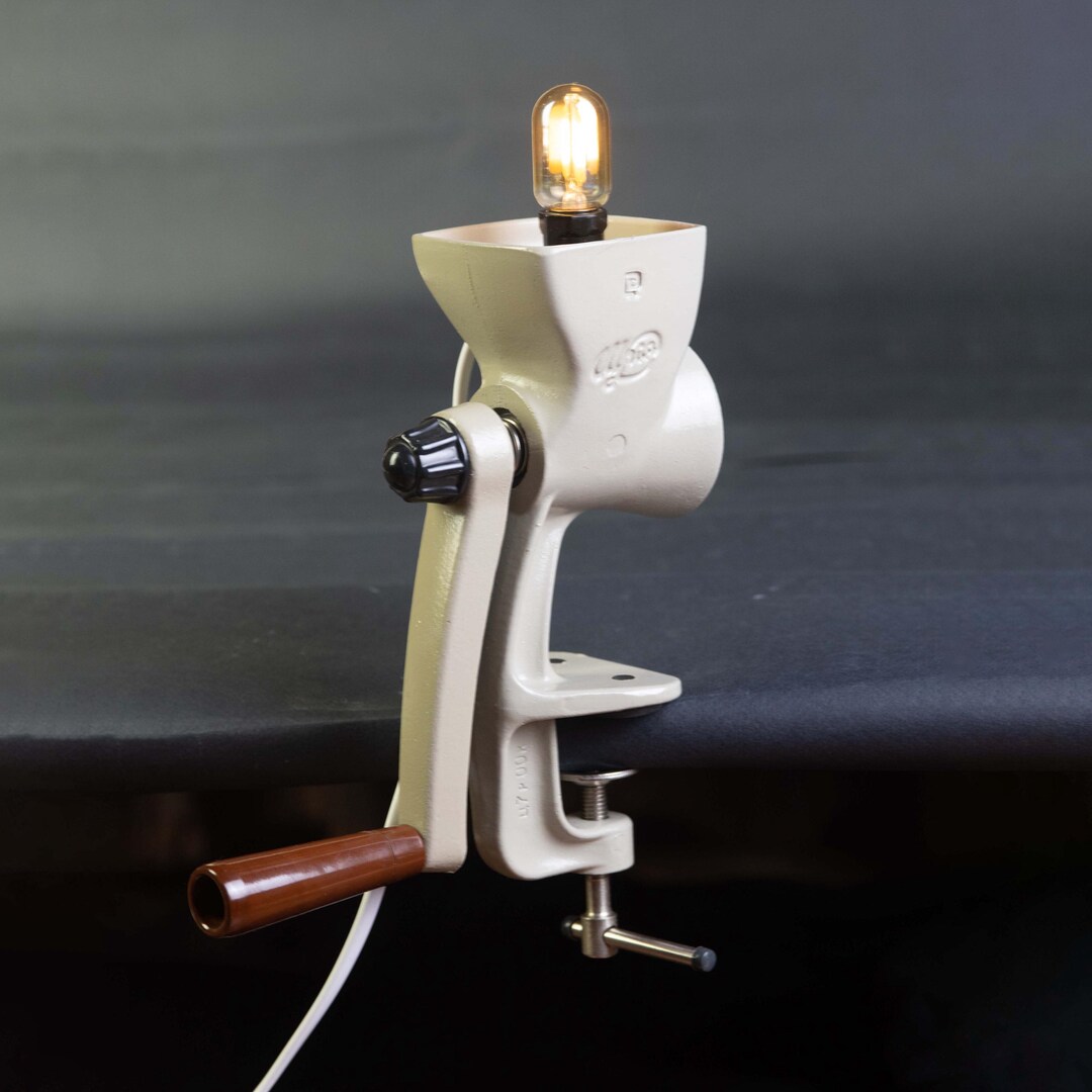 Small Electric Light From a Meat Grinder Vintage Aluminum USSR Soviet ...