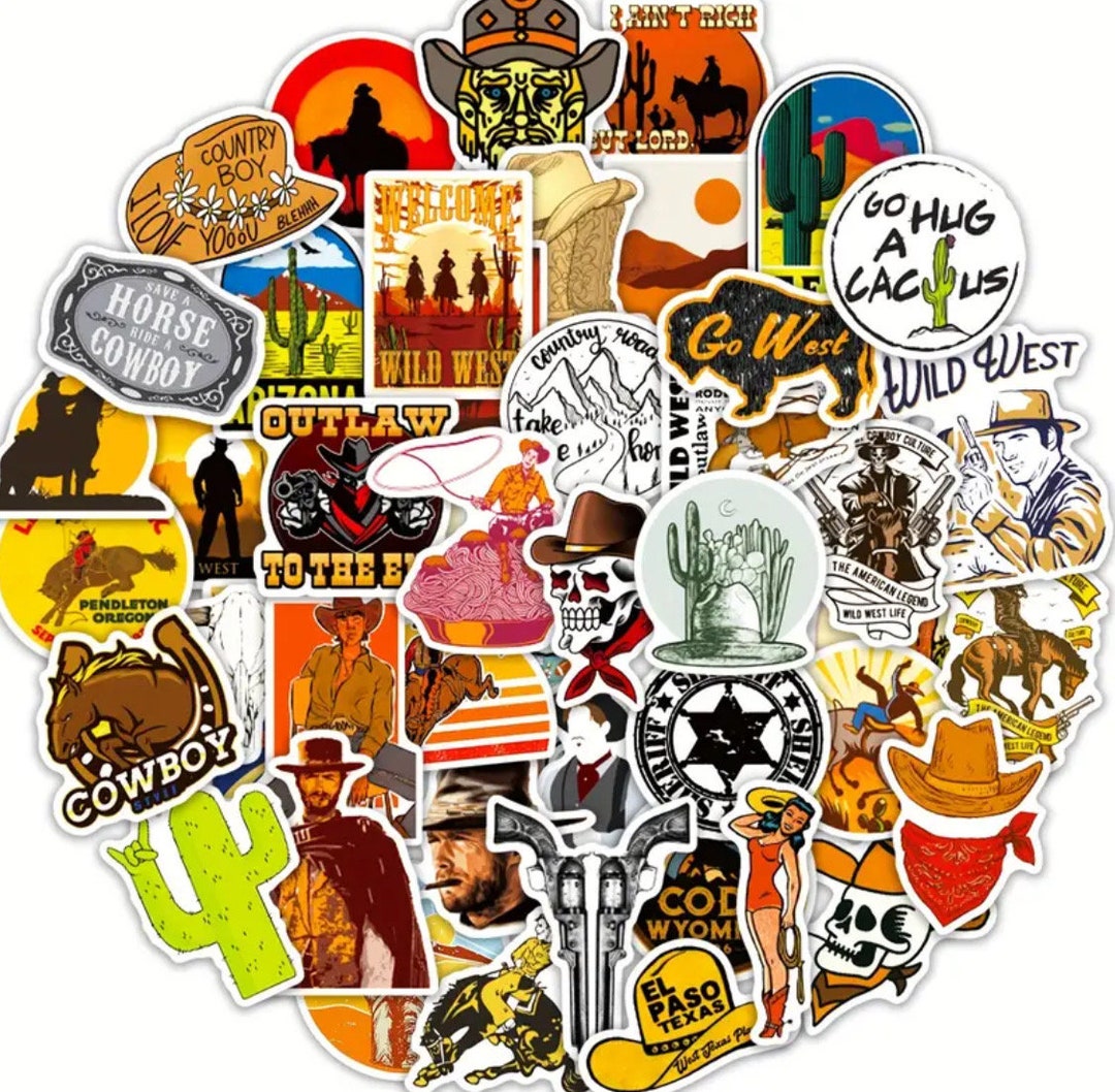 Western Sticker Pack RANDOM - Etsy