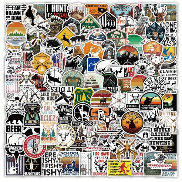 Hunting Sticker - Etsy