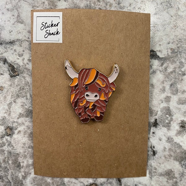 Cow Pin - Etsy