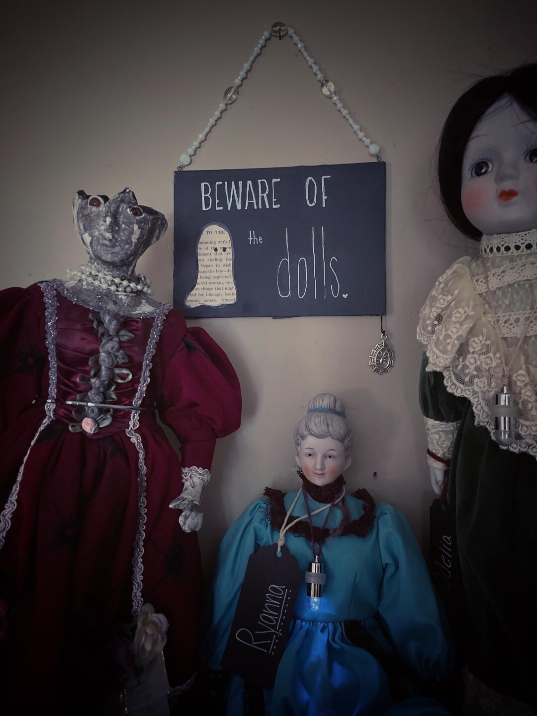 Beware of the Dolls Sign. - Etsy