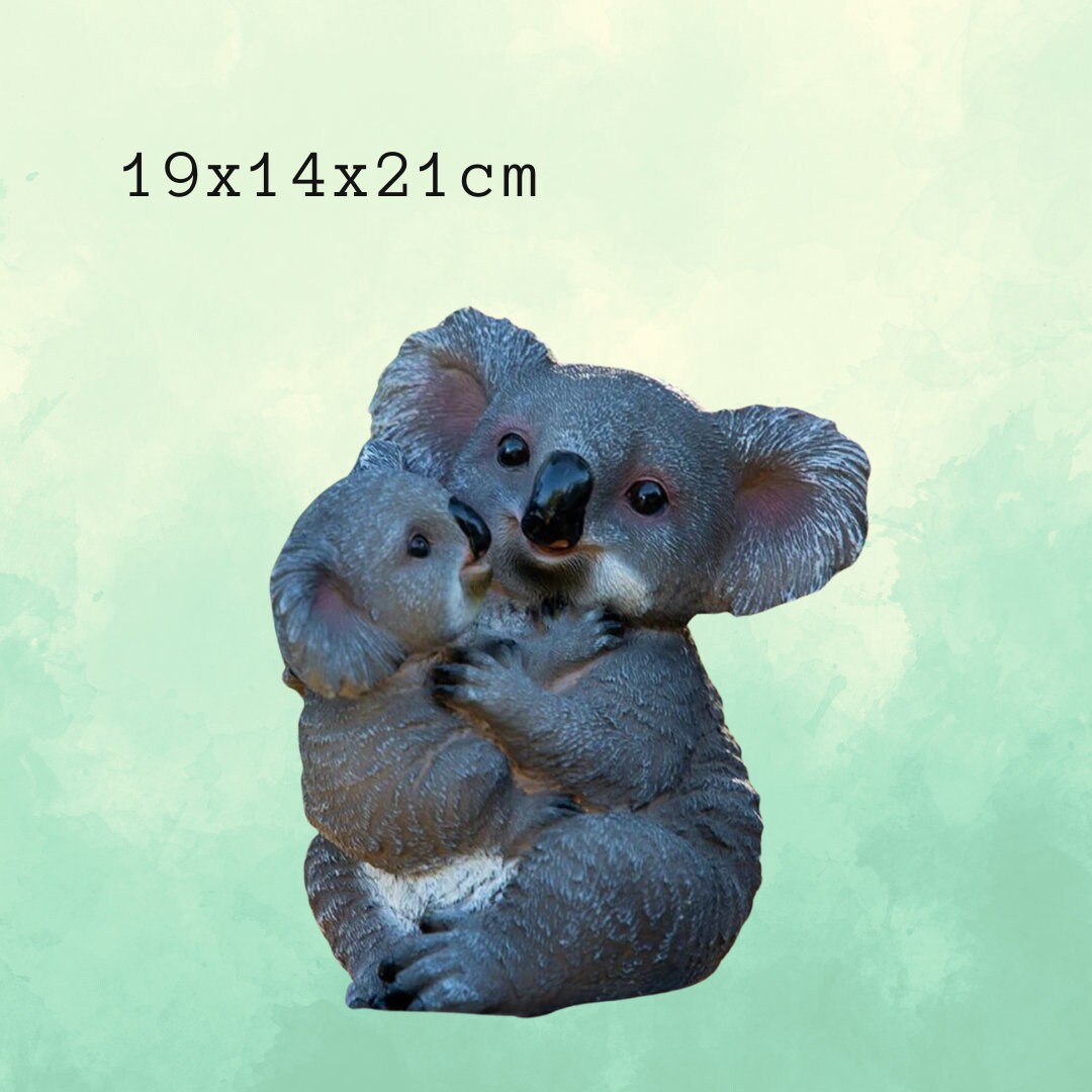 Cute Koala With Baby Statue Koala Bear Garden Sculpture Cute Garden ...