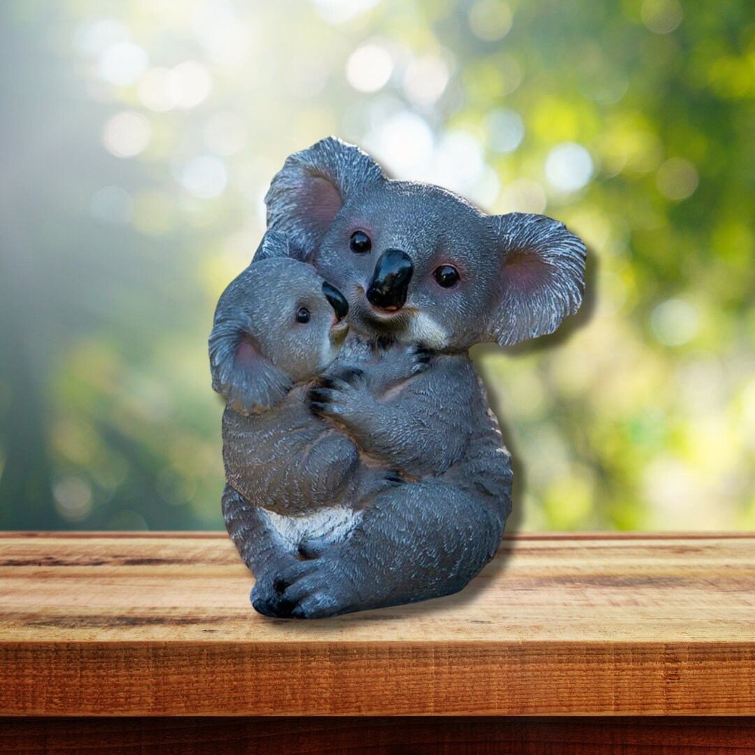 Cute Koala With Baby Statue Koala Bear Garden Sculpture Cute Garden ...