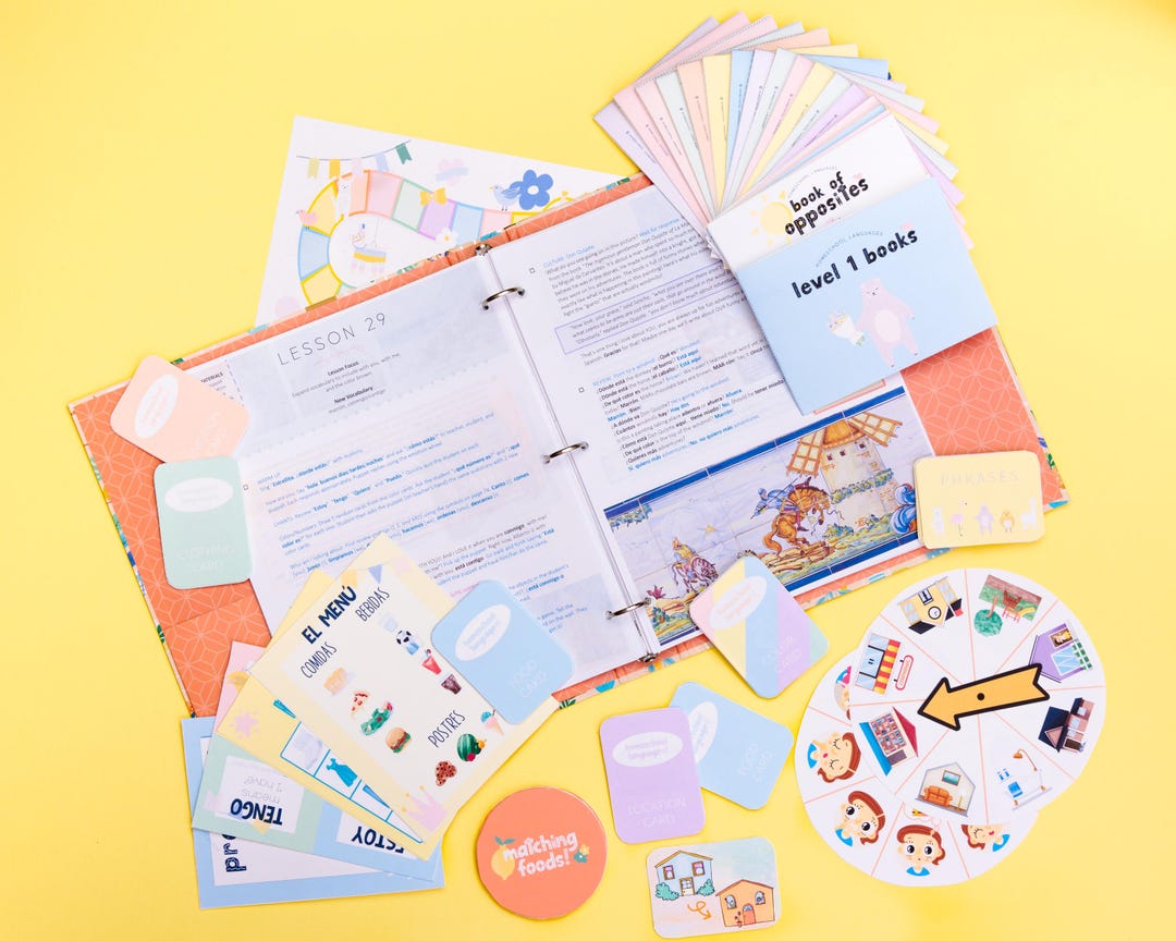 Spanish Curriculum for Kids Ages 4–10 | Homeschool Level 1 | Beginner ...