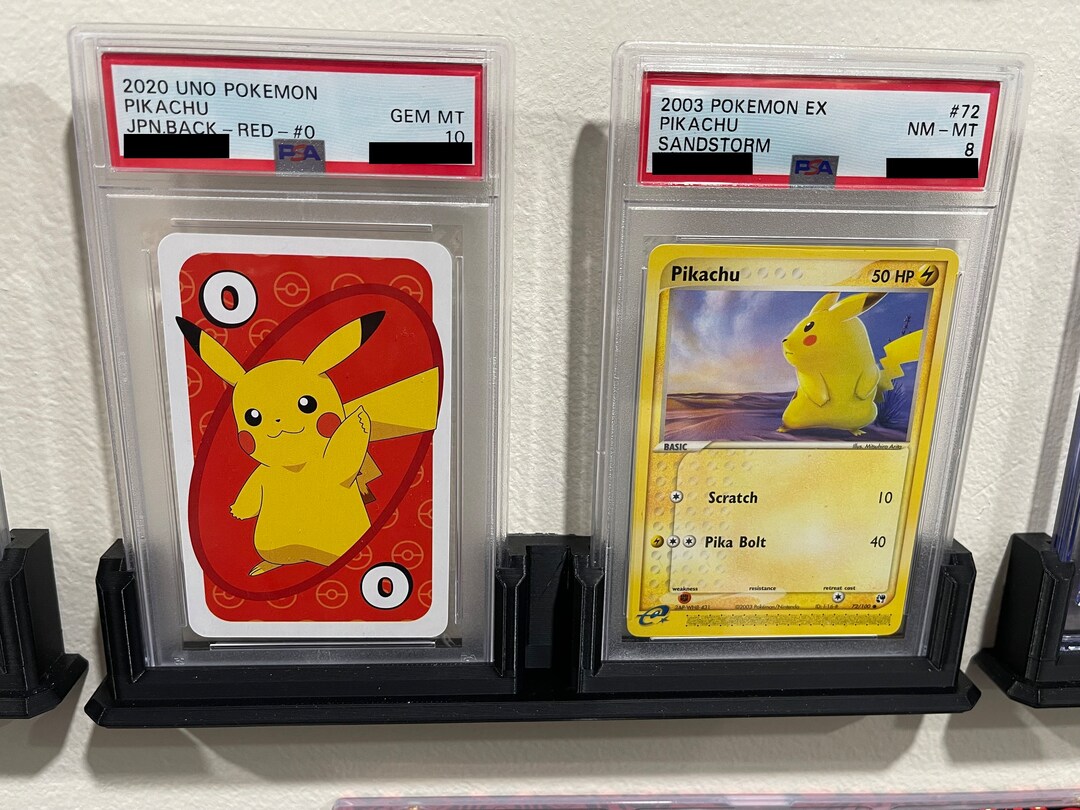 PSA/CGC/BGS Wall Mount Graded Card Display - Etsy